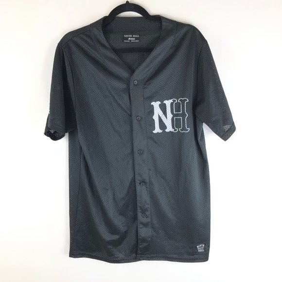 Ninth Hall | Shirts | Ninth Hall Mens Baseball Jersey Logo Button Up ...